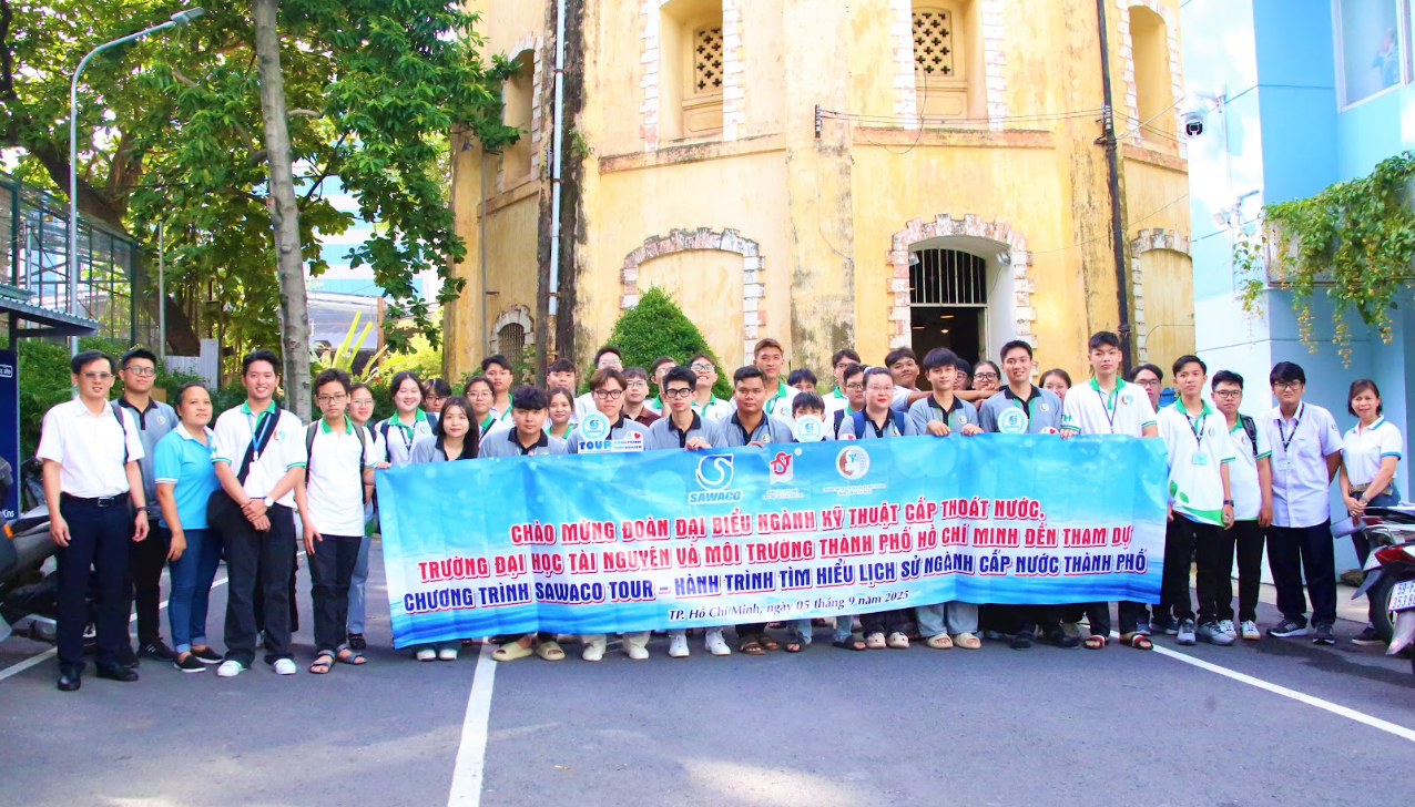 SAWACO Tour đón 42 sinh viên Đại học Tài nguyên - Môi trường khám phá ...
